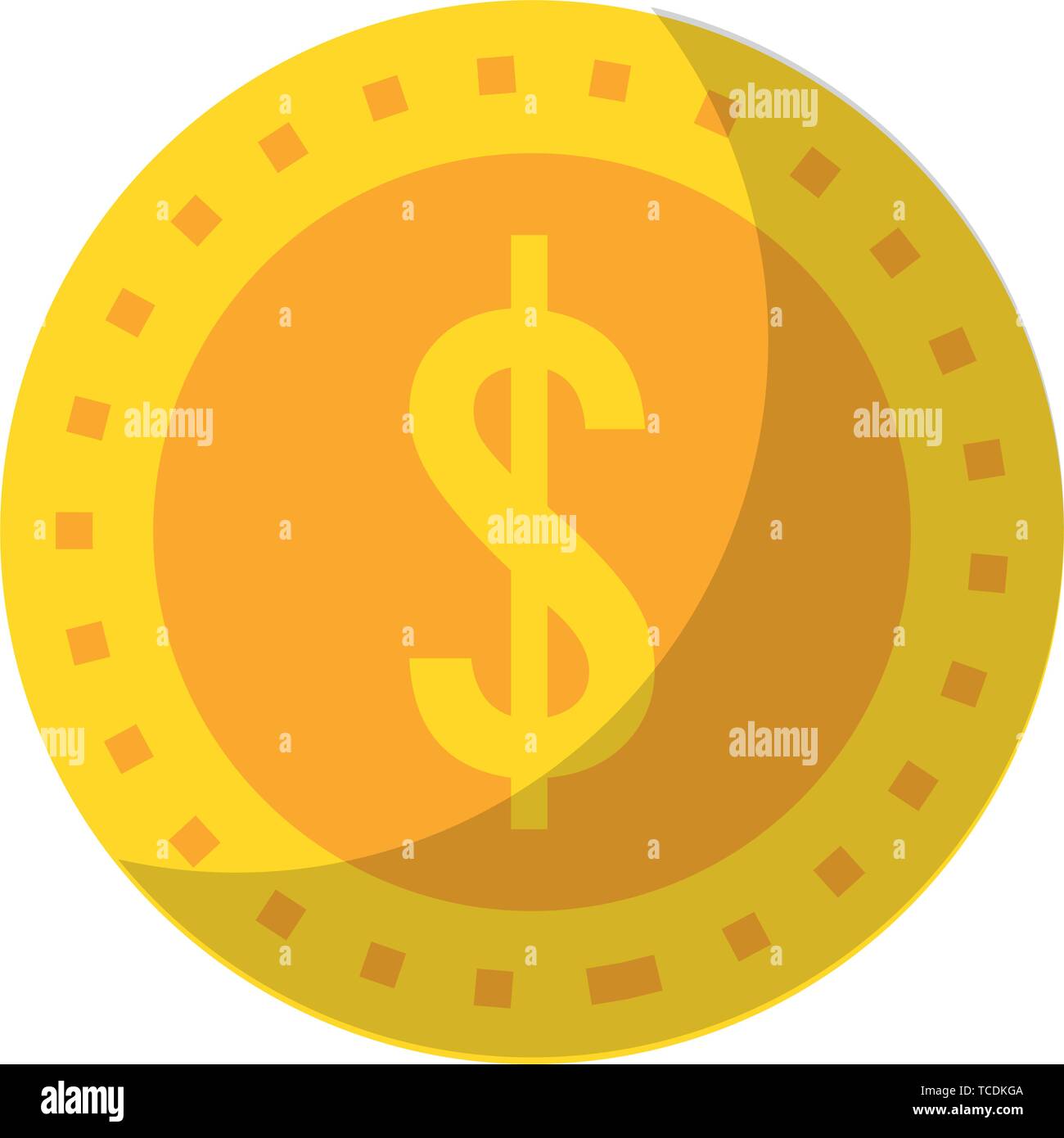 Coin money symbol isolated Stock Vector Image & Art - Alamy