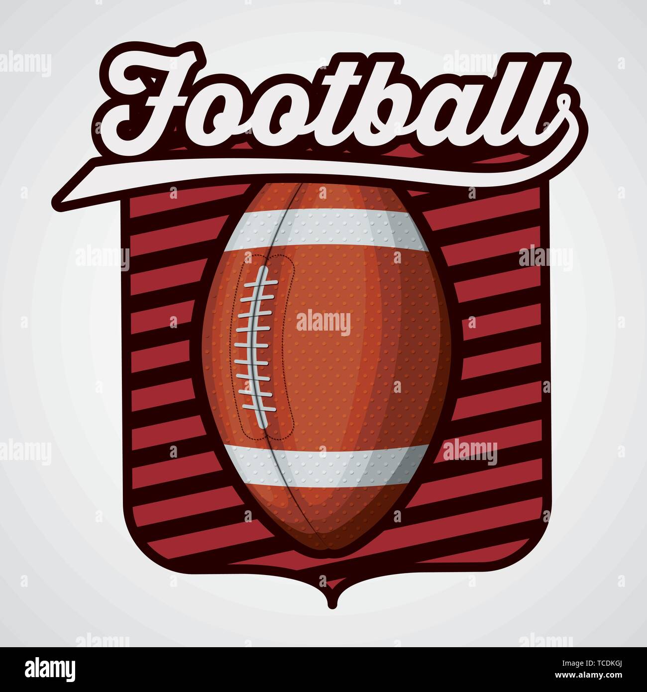 american football design vector illustration Stock Vector Image & Art ...
