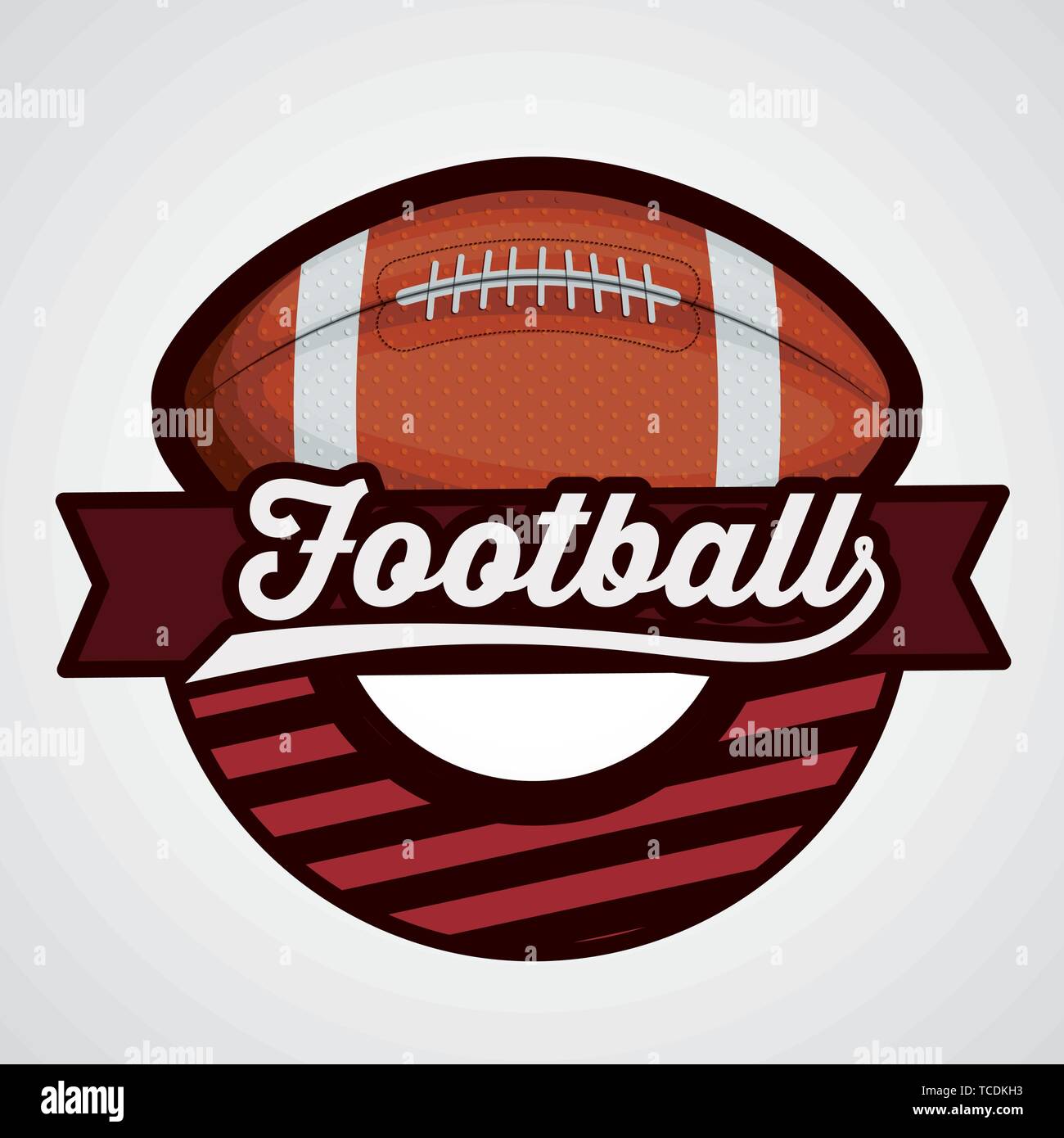 american football design vector illustration Stock Vector Image & Art ...