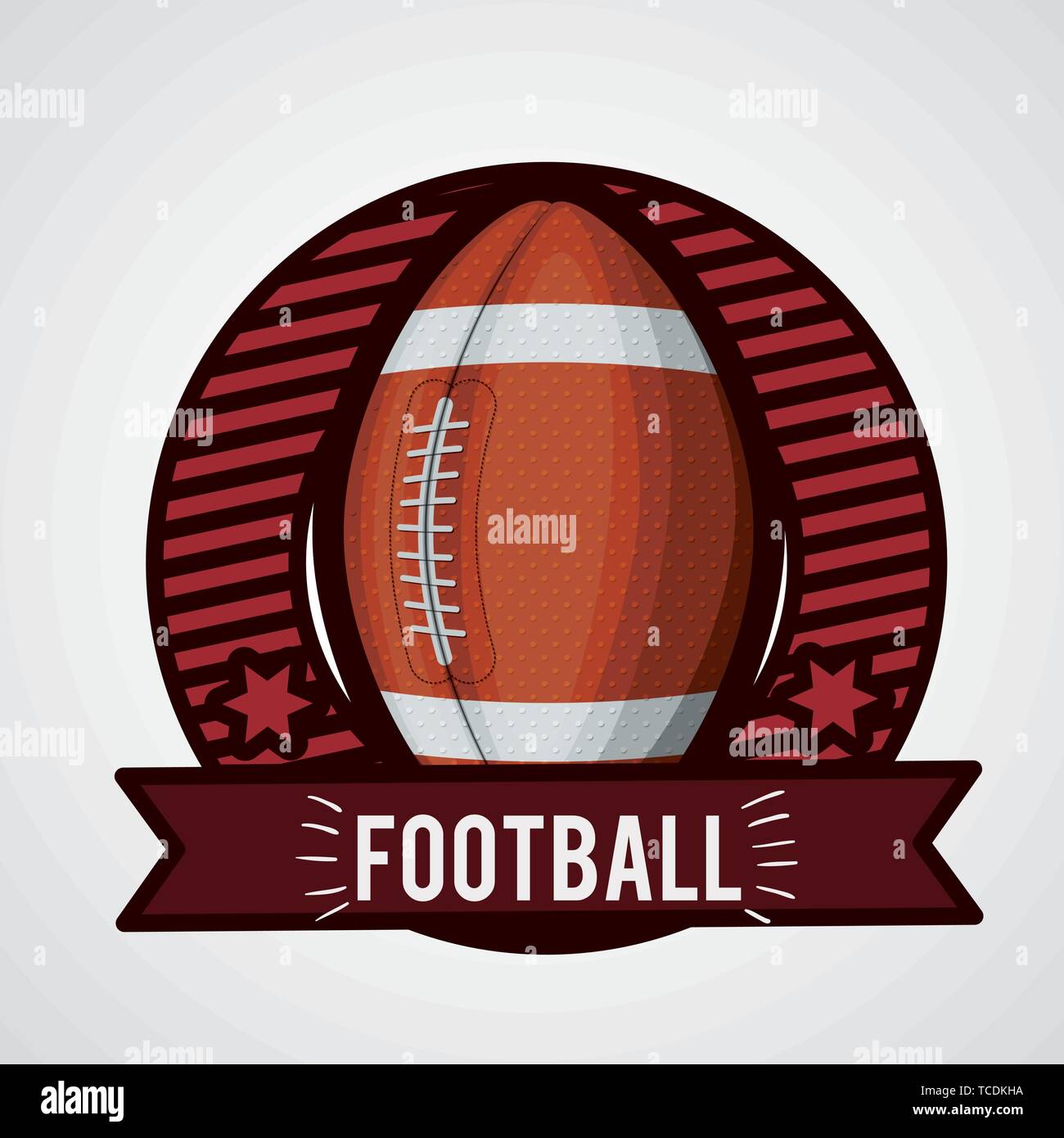 american football design vector illustration Stock Vector Image & Art ...