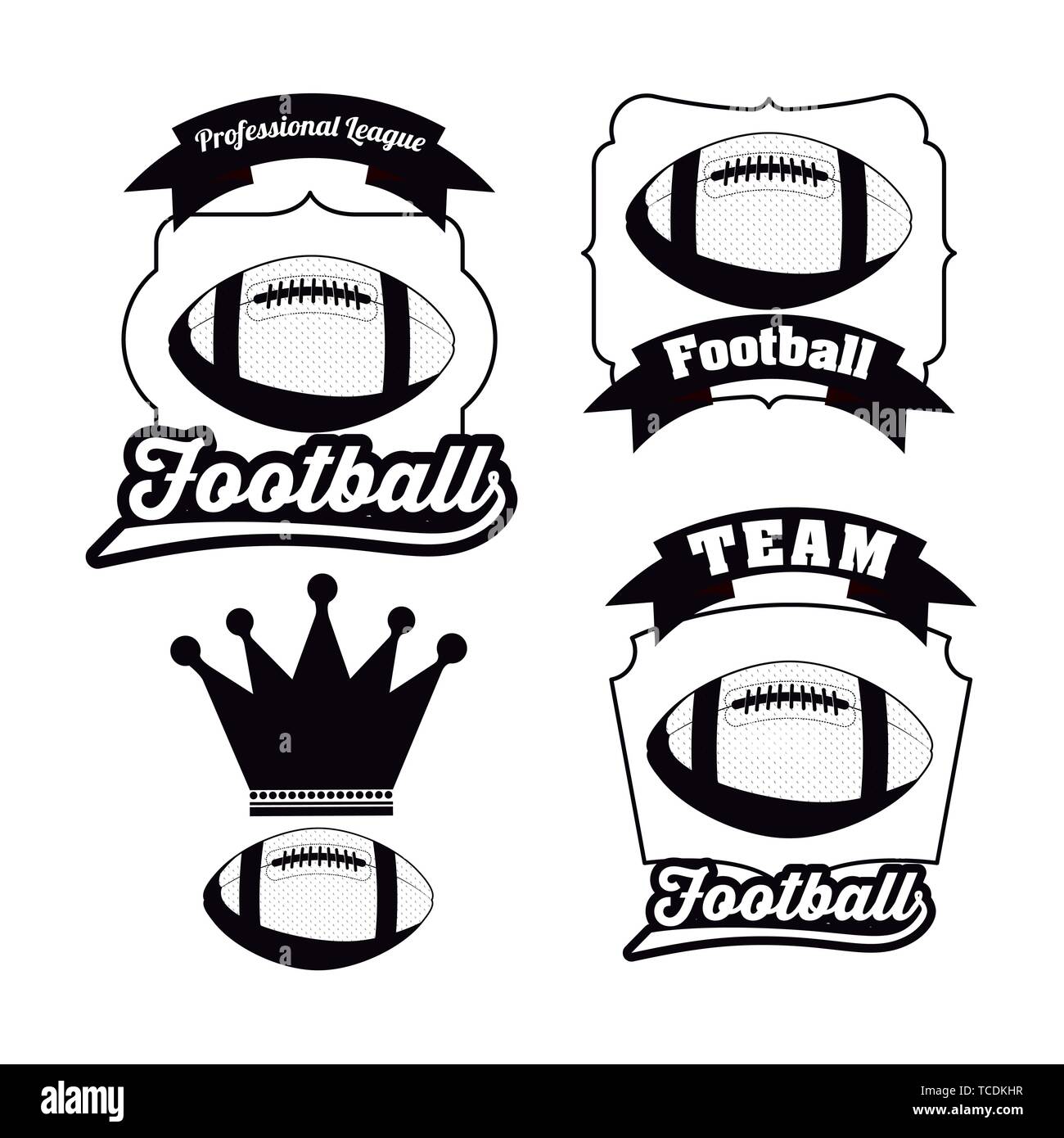 american football design vector illustration Stock Vector Image & Art ...