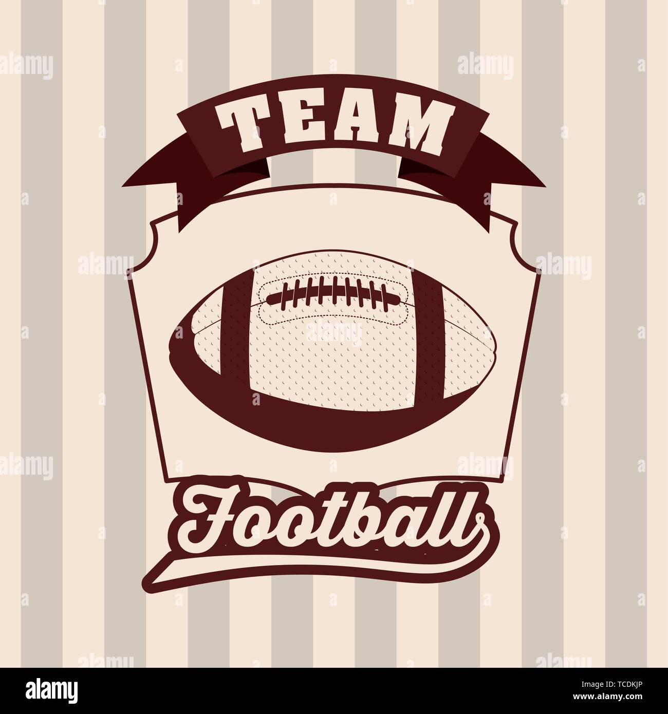american football design vector illustration Stock Vector Image & Art ...