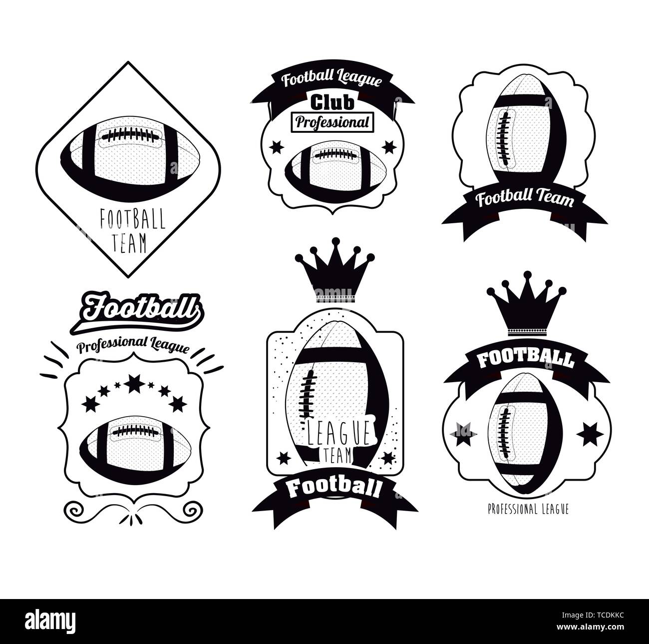 american football design vector illustration Stock Vector Image & Art ...