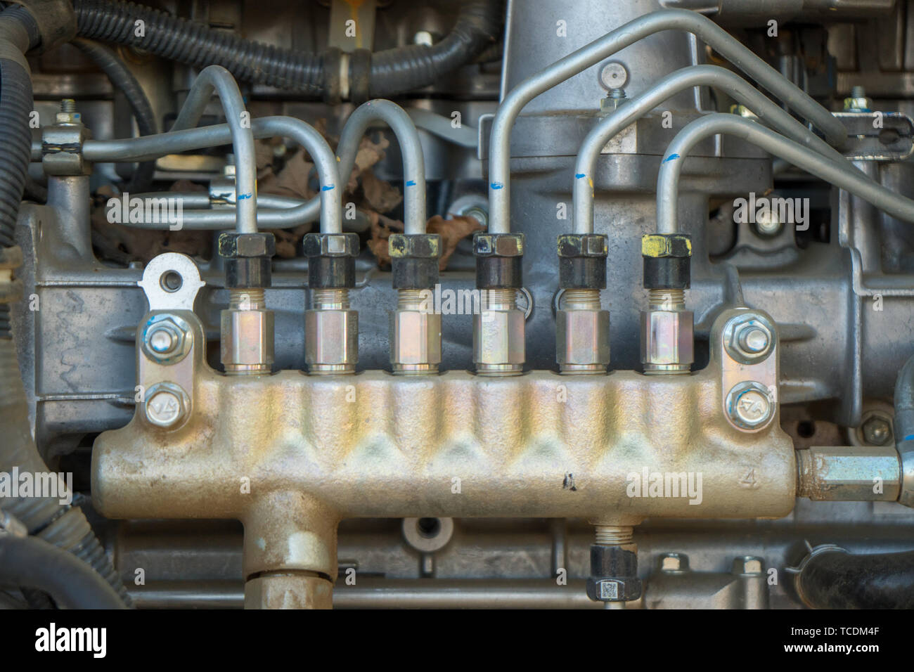 details of a diesel engine Stock Photo - Alamy