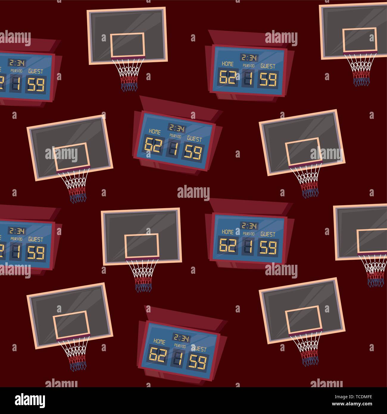 Basketball sport game background with patterns Stock Vector Image & Art ...