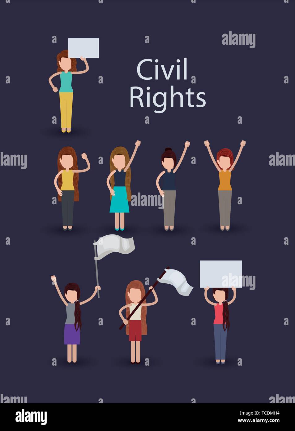 civil rights design vector illustration Stock Vector Image & Art - Alamy