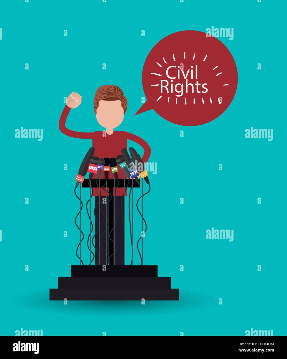 civil rights design vector illustration Stock Vector Image & Art - Alamy