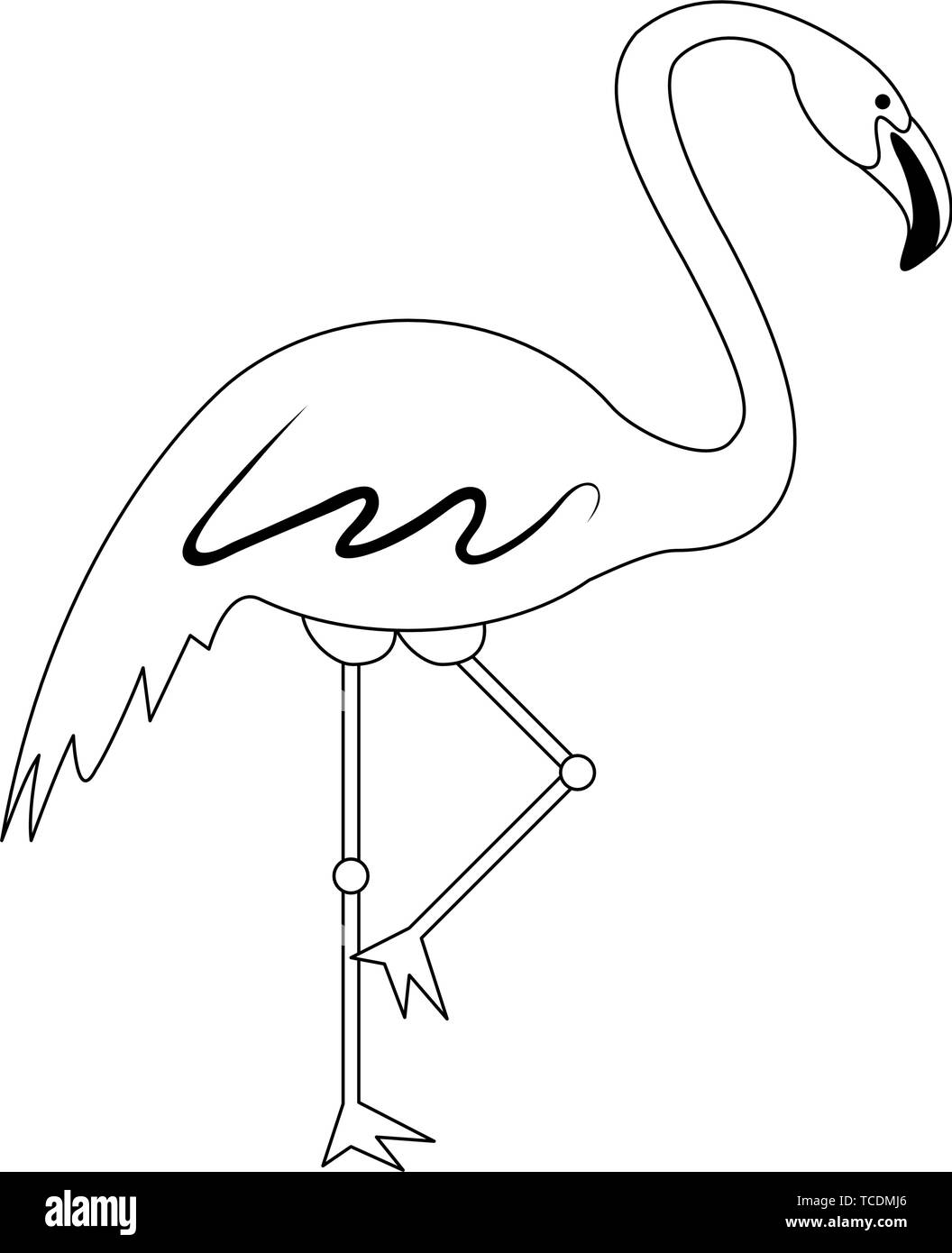 flemish size view icon cartoon in black and white Stock Vector Image ...