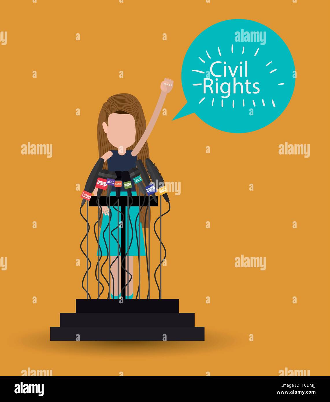civil rights design vector illustration Stock Vector Image & Art - Alamy