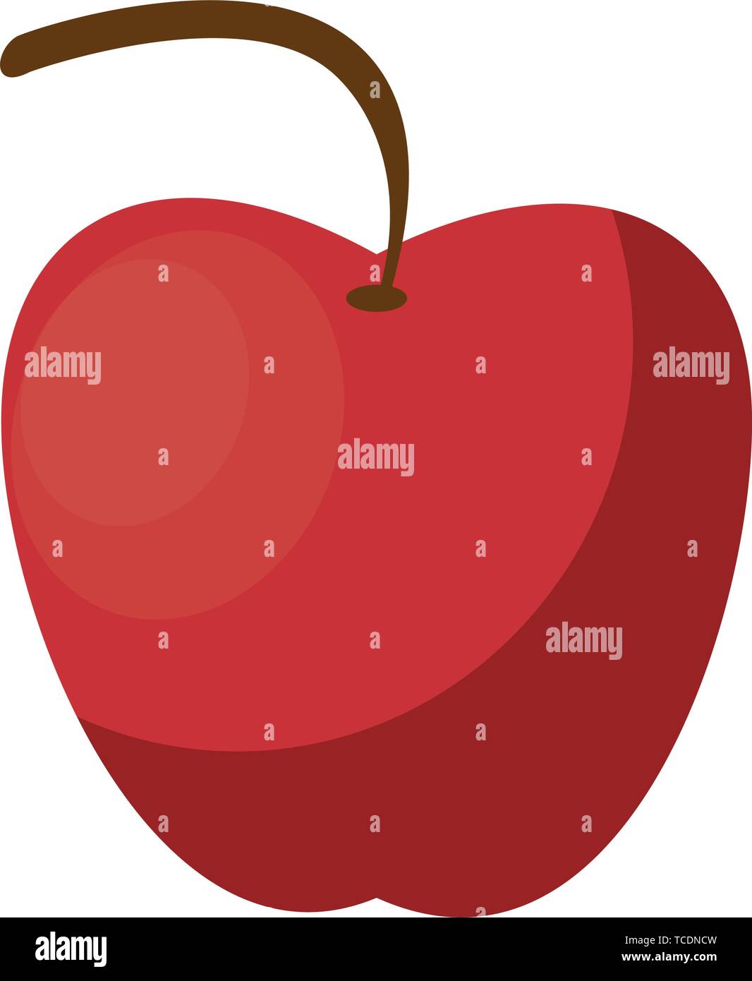 delicious apple icon cartoon isolated Stock Vector Image & Art - Alamy