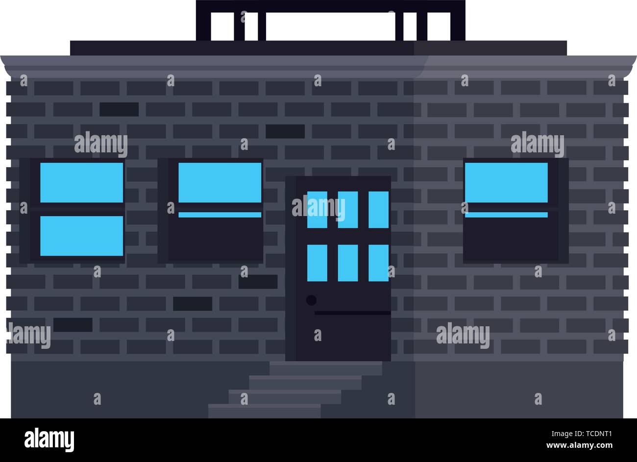 Retro videogame edifice pixelated cartoon Stock Vector Image & Art - Alamy