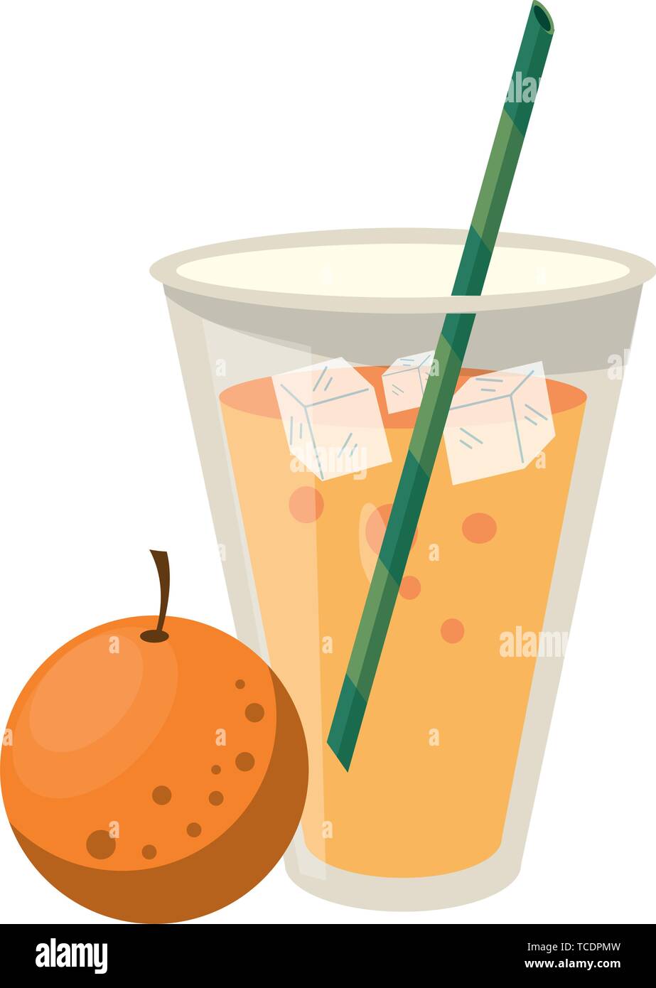 Passion fruit juice cartoon Cut Out Stock Images & Pictures - Alamy