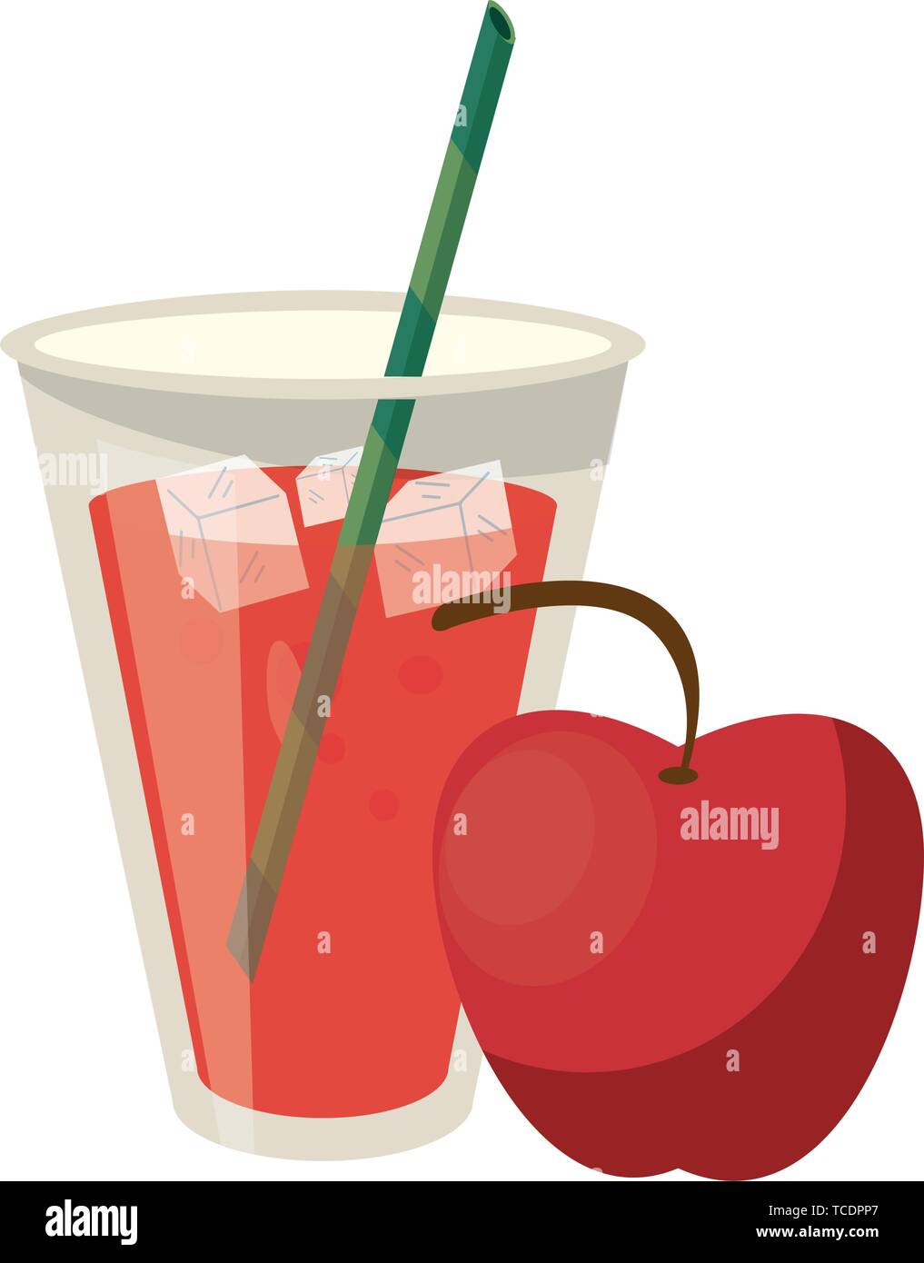 Passion fruit juice cartoon Cut Out Stock Images & Pictures - Alamy