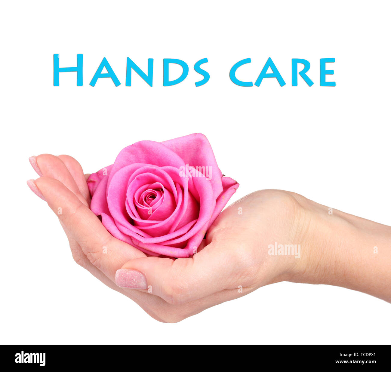 Rose hands love Cut Out Stock Images & Pictures - Alamy
