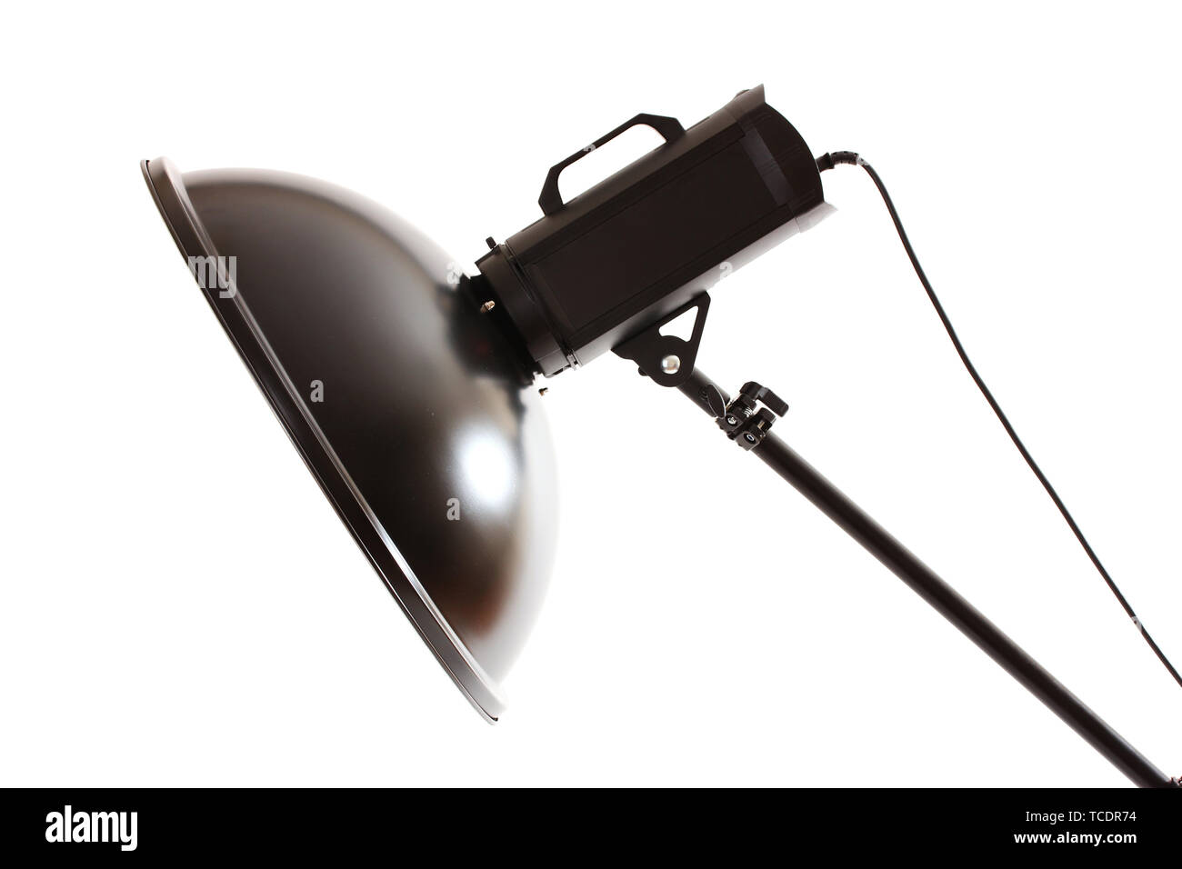 Studio flash with beauty dish Stock Photo - Alamy