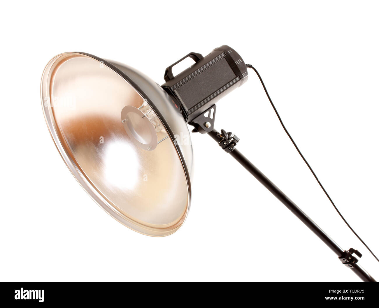 Studio flash with beauty dish Stock Photo - Alamy