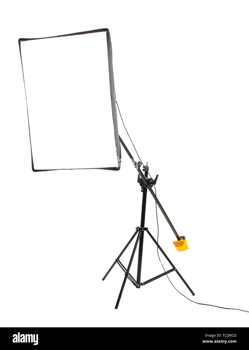 Studio flash on white background Stock Photo - Alamy