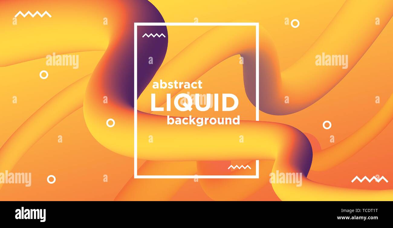 abstract liquid banner background Stock Vector Image & Art - Alamy