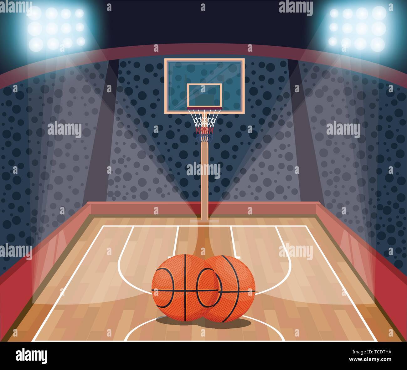 Cartoon Basketball Game