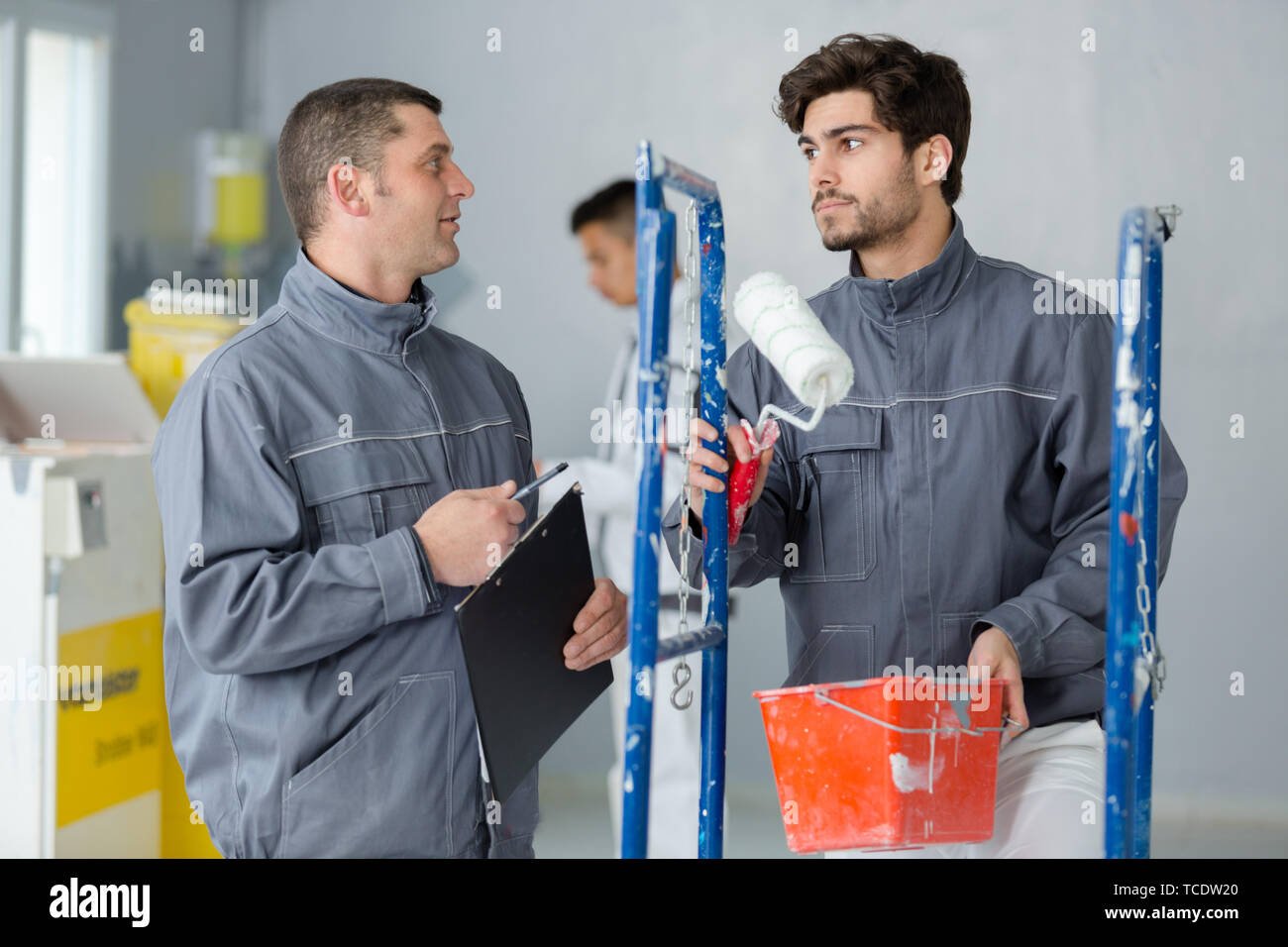 Portrait male painter apprentice hi-res stock photography and images ...