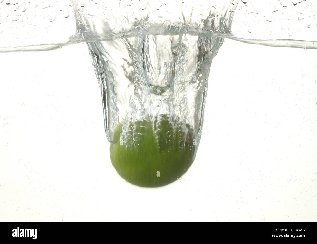 fresh lime in water Stock Photo - Alamy