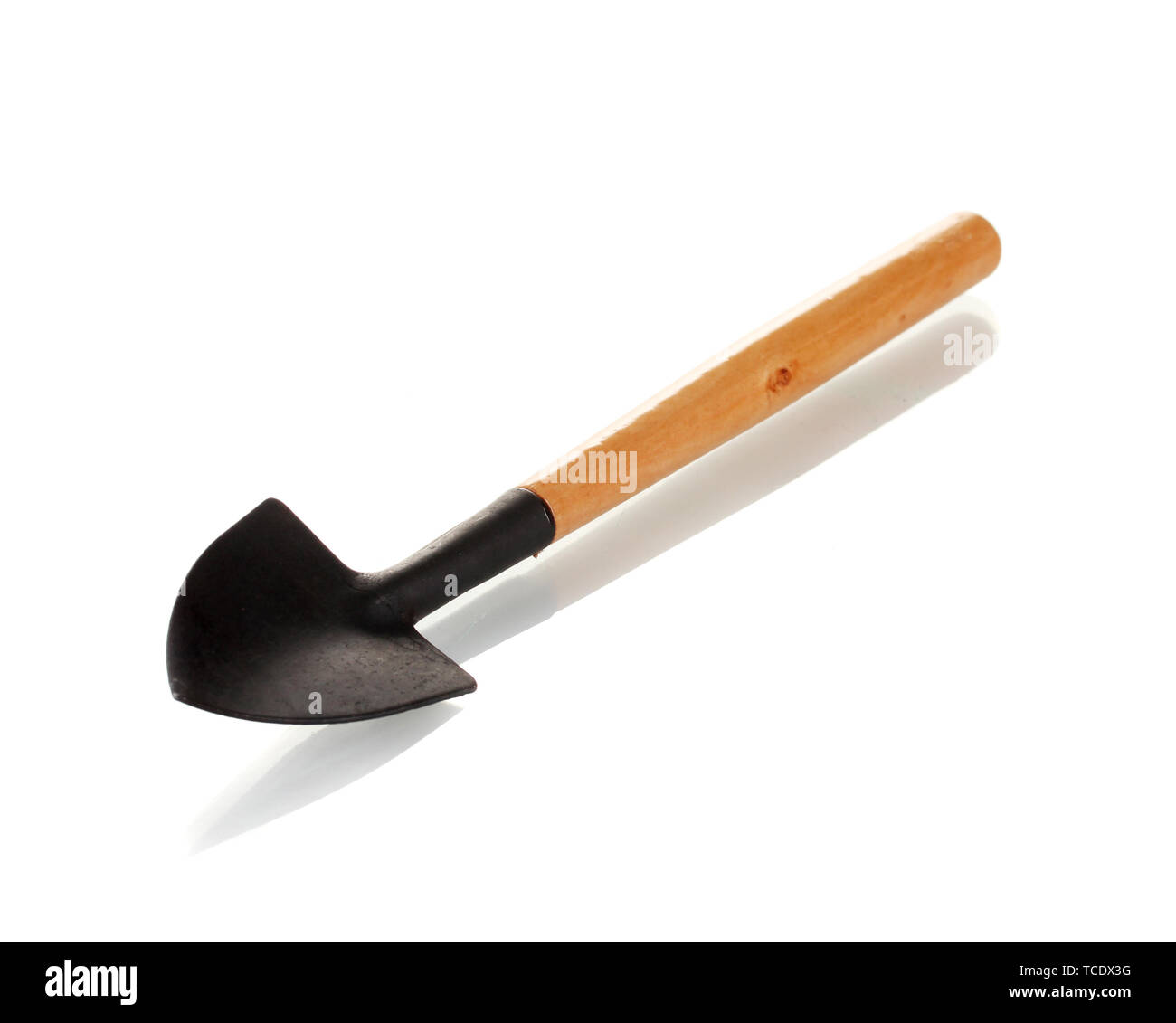 Garden shovel isolated on white Stock Photo - Alamy