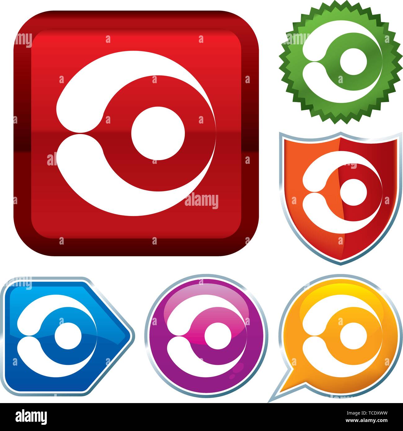 Button eye Stock Vector Images - Alamy