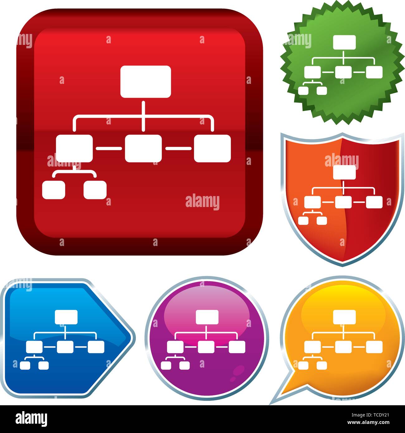 Design hierarchy Stock Vector Images - Alamy
