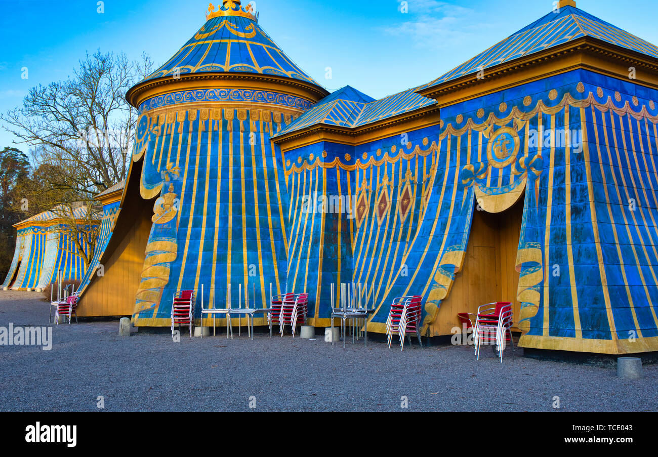 Sultan's Copper Tents, Haga Park (Hagaparken), Solna, Stockholm, Sweden ...