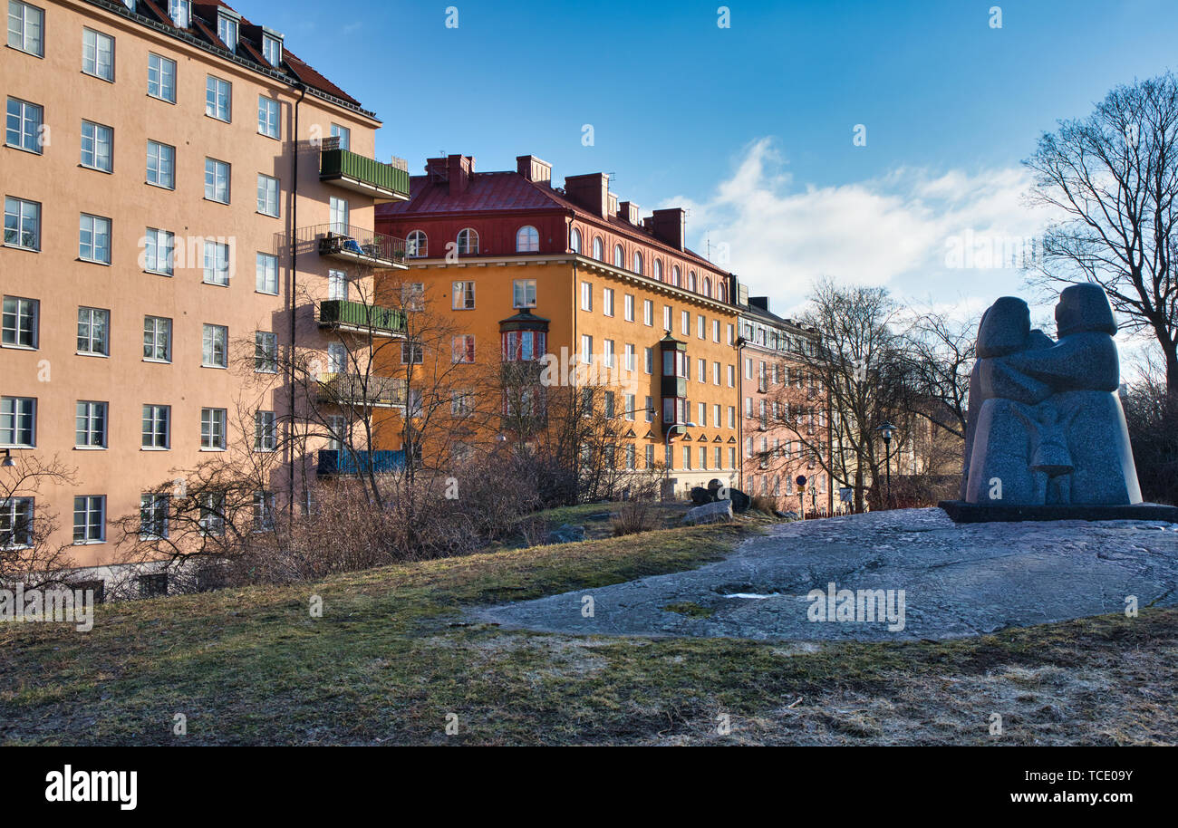 The Wonder granite sculpture, a memorial to Swedish educator and social ...