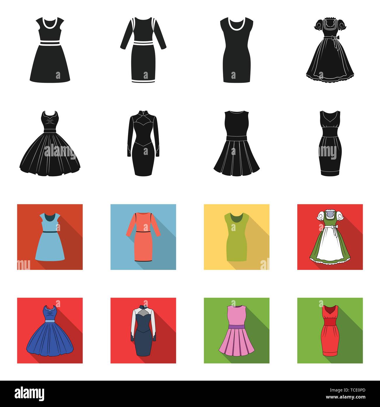 Sundress vector vectors Stock Vector Images - Alamy