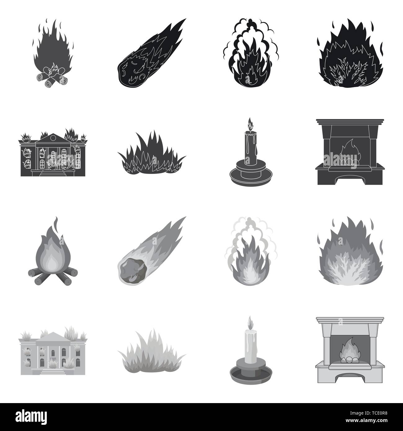 bonfire,meteorite,building,comic,candle,emergency,protection,fight,fire ...