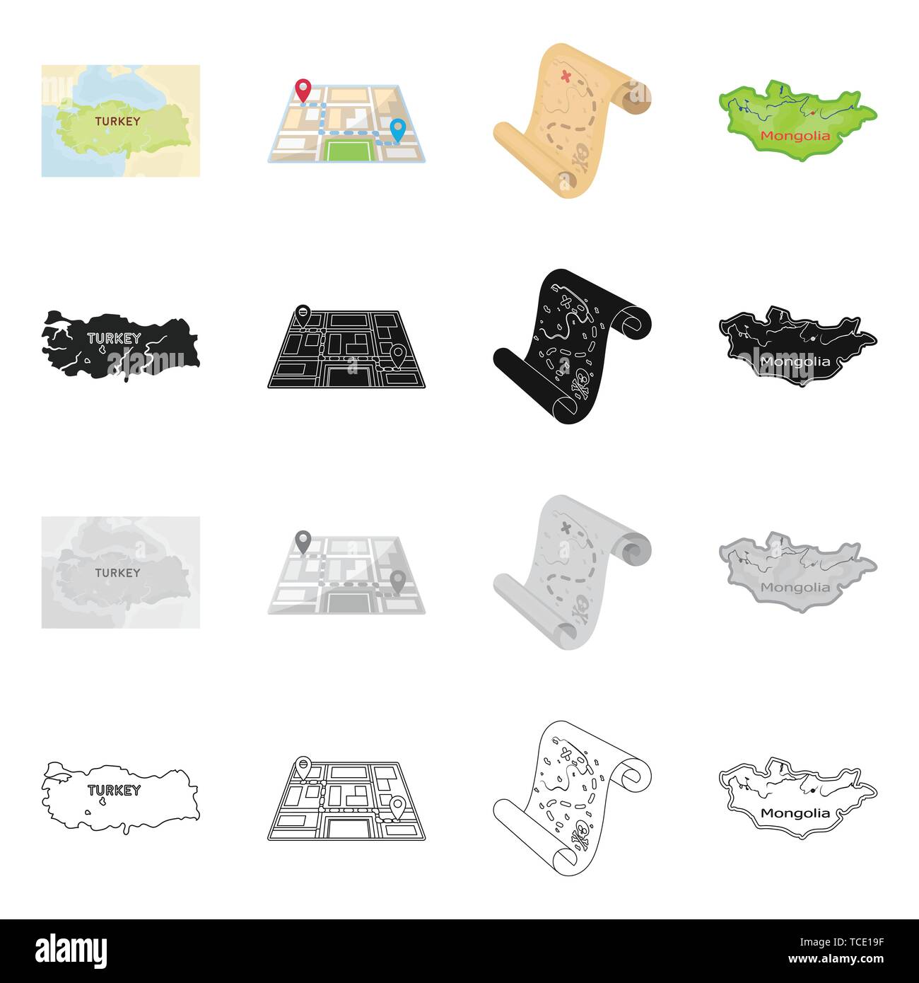 world,geography,travel,cartography,modern,turkey,mongolia,middle,east ...