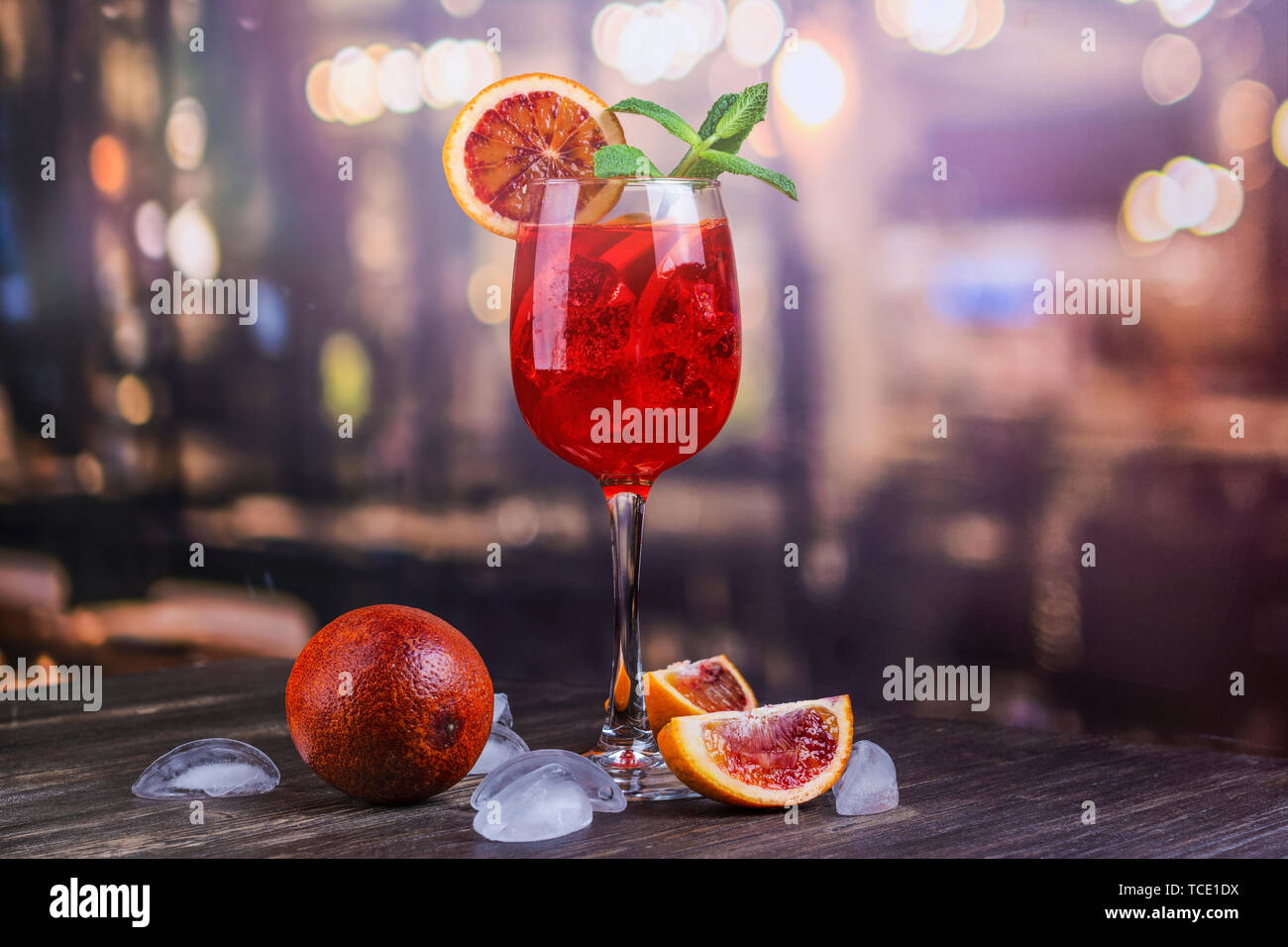 Italian Aperol Spritz cocktail Stock Photo - Alamy
