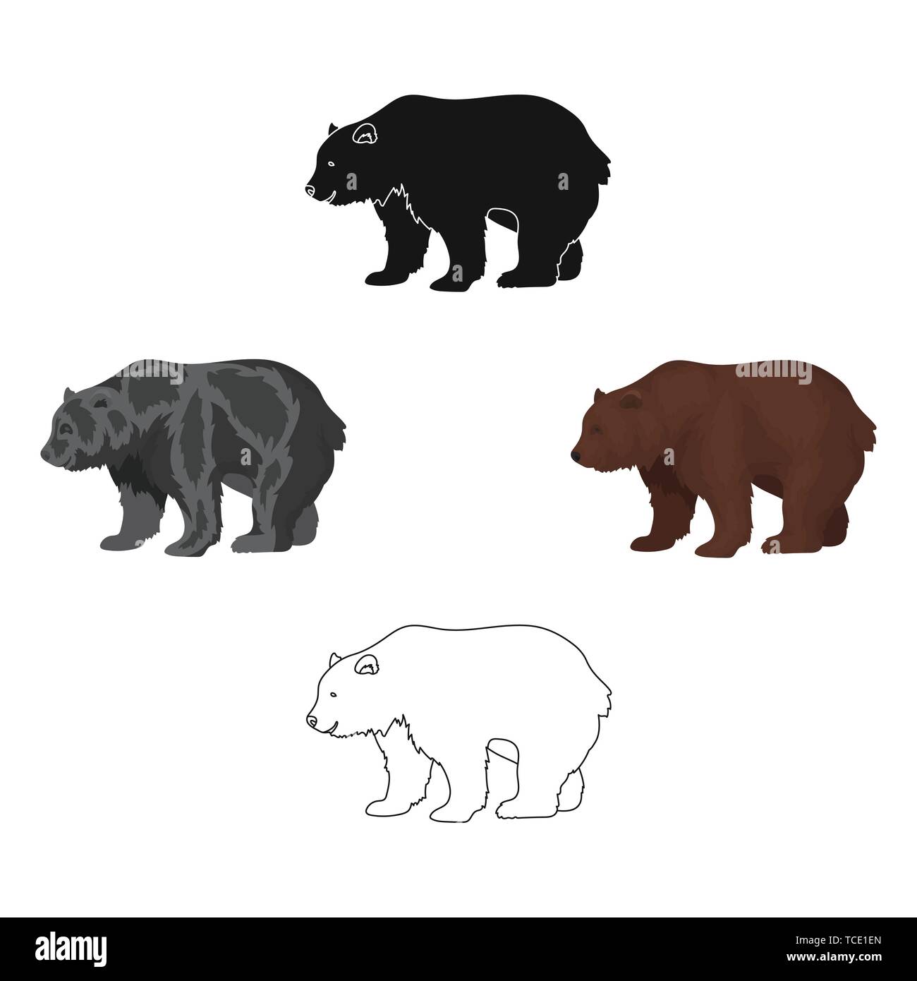 Canadian arctic hunting Stock Vector Images - Alamy