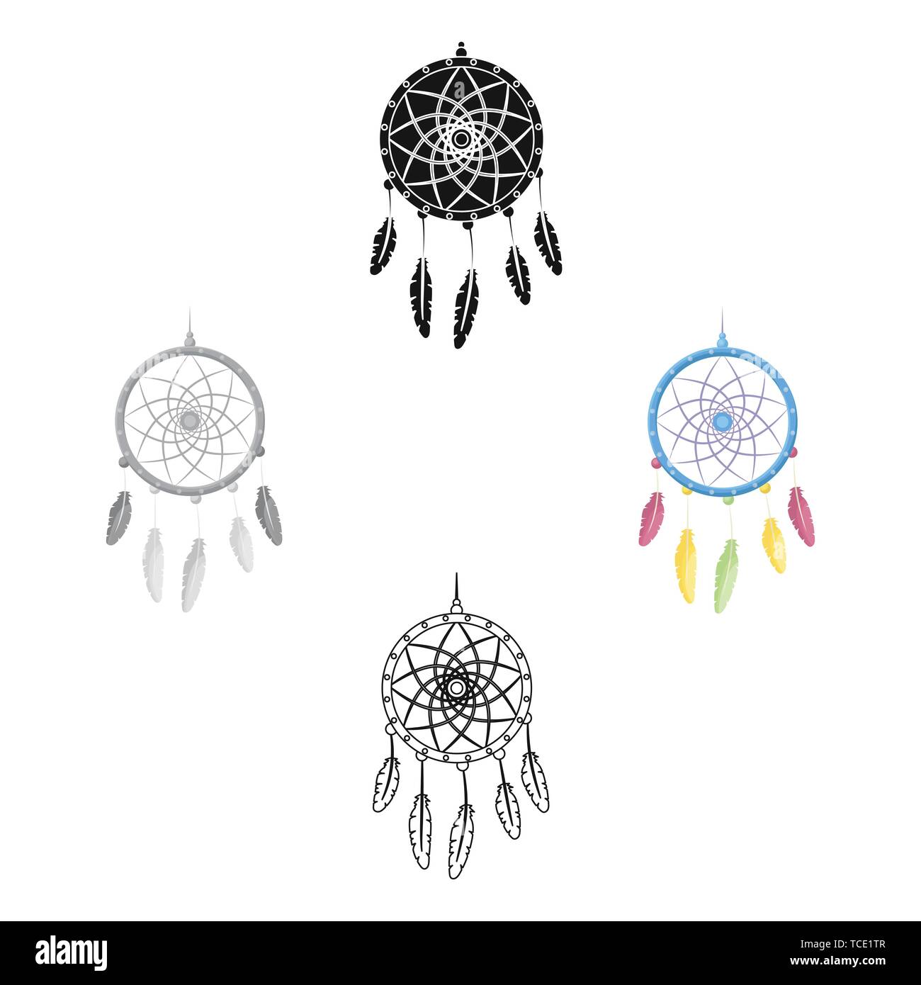 american,aztec,bead,cartoon,black,catcher,circle,culture,decoration ...