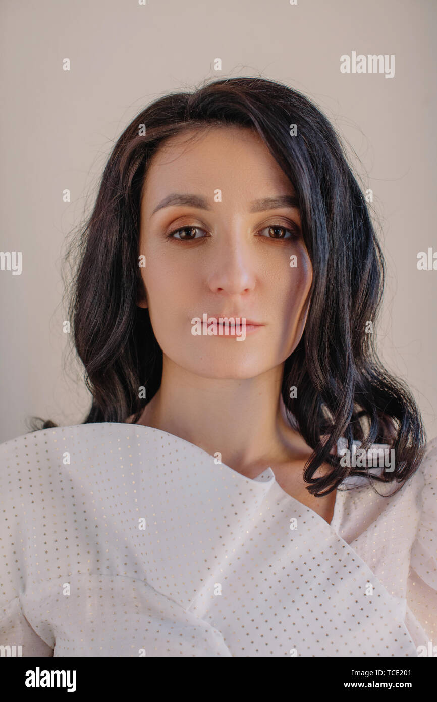 Ruffled blouse hi-res stock photography and images - Alamy