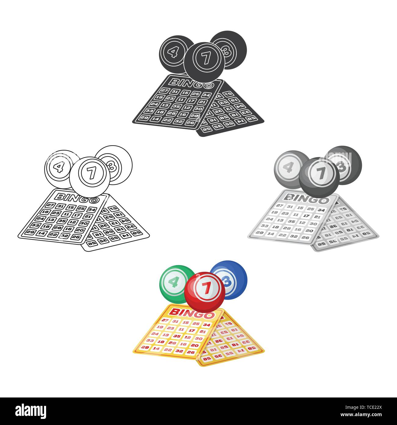 Keno vector vectors hi-res stock photography and images - Alamy