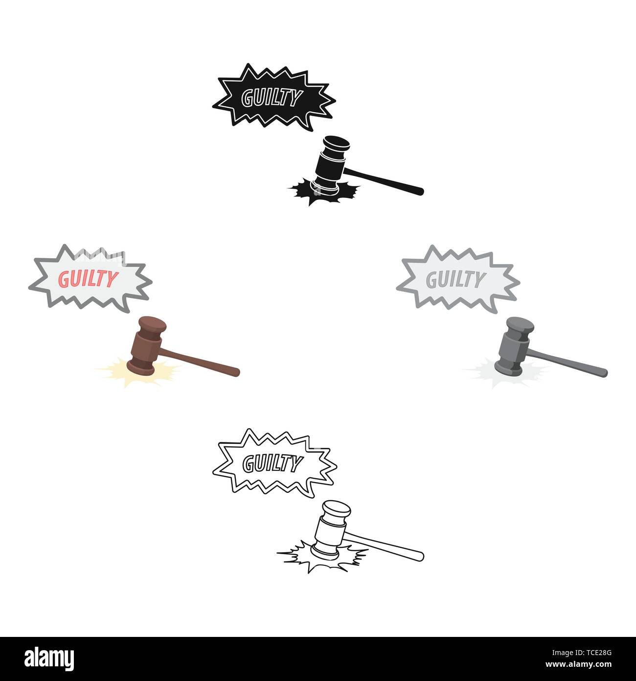 auction,cartoon,black,decision,e-commerce,fraud,guilty,hammer,icon ...