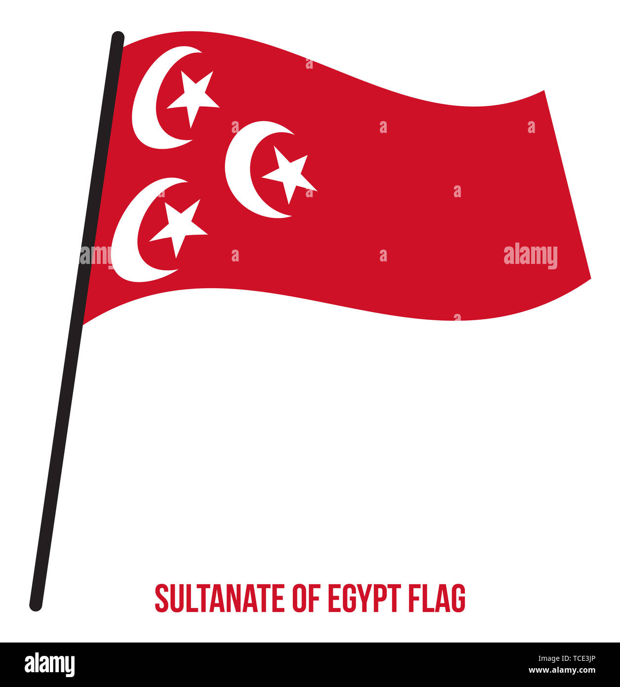 Waving egyptian flag hi-res stock photography and images - Alamy