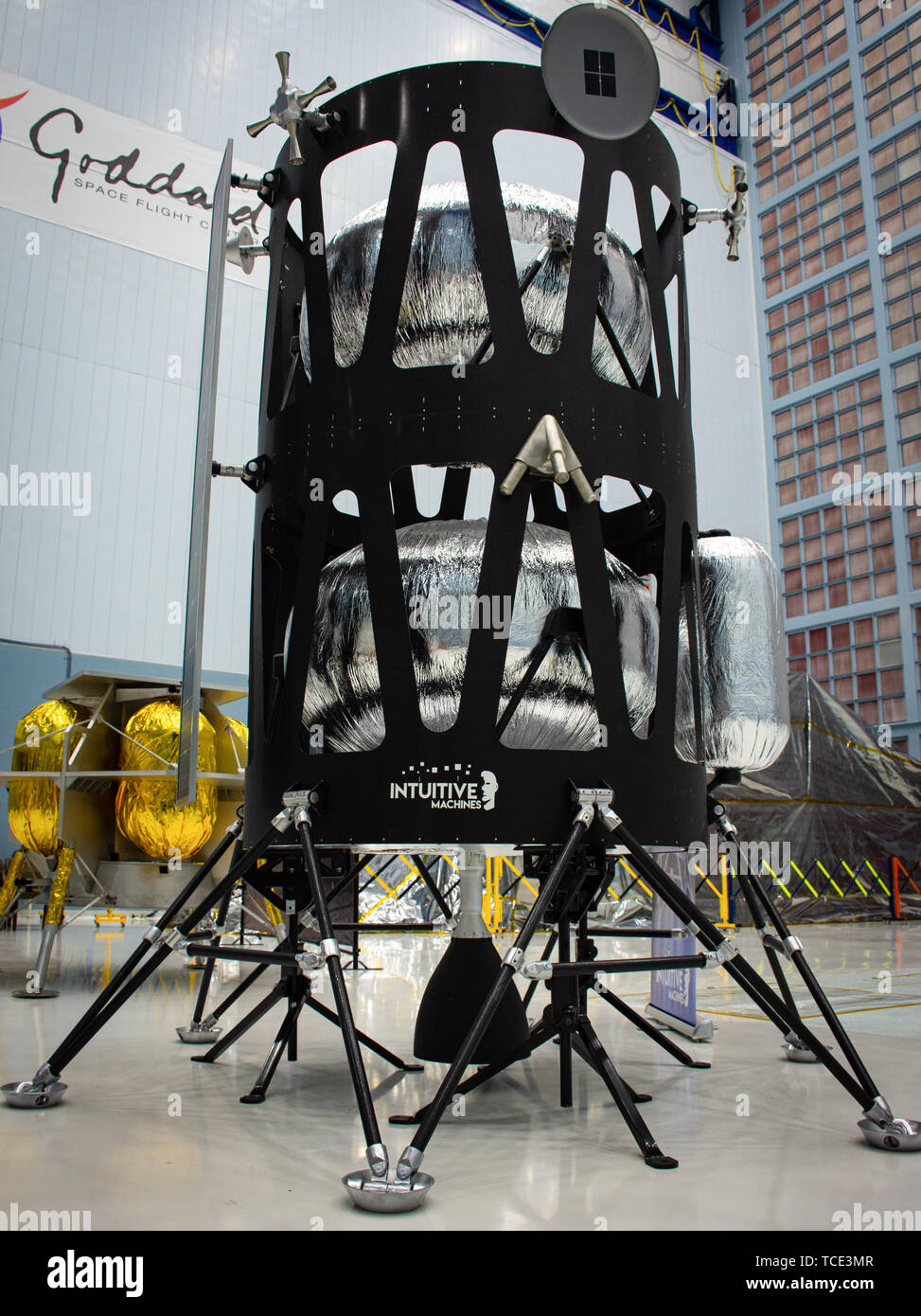 The Nova-C lunar lander from Intuitive Machines designed for the NASA ...