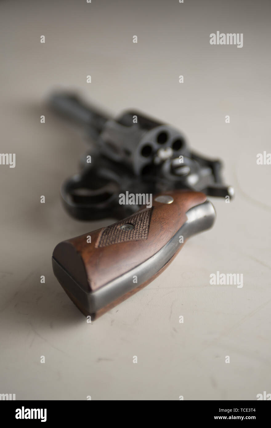 classic revolver handgun Stock Photo - Alamy