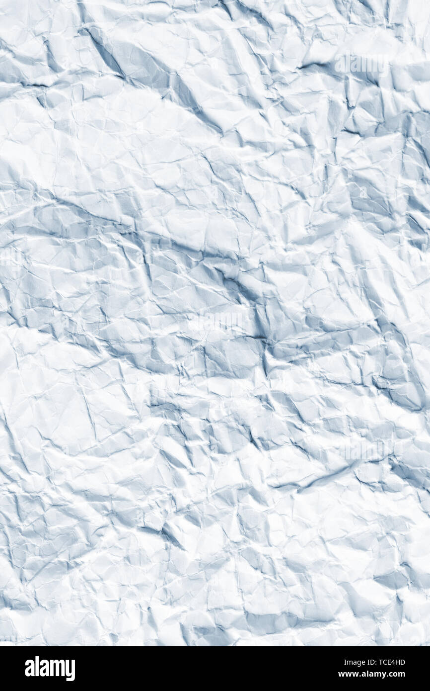 White crumpled paper closeup Stock Photo - Alamy