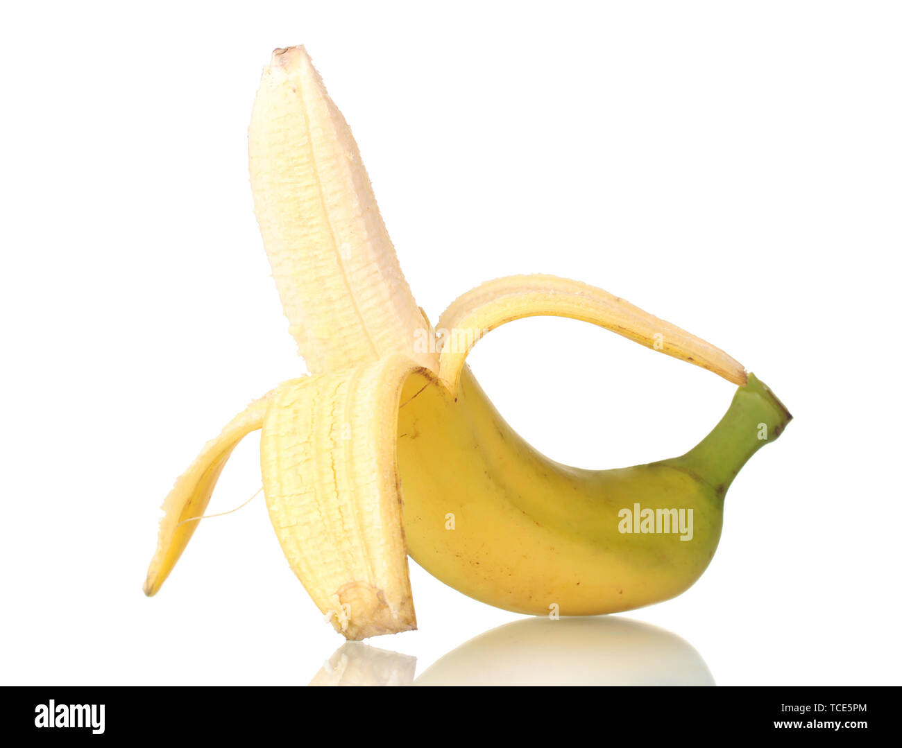 yummy banana isolated on white Stock Photo - Alamy