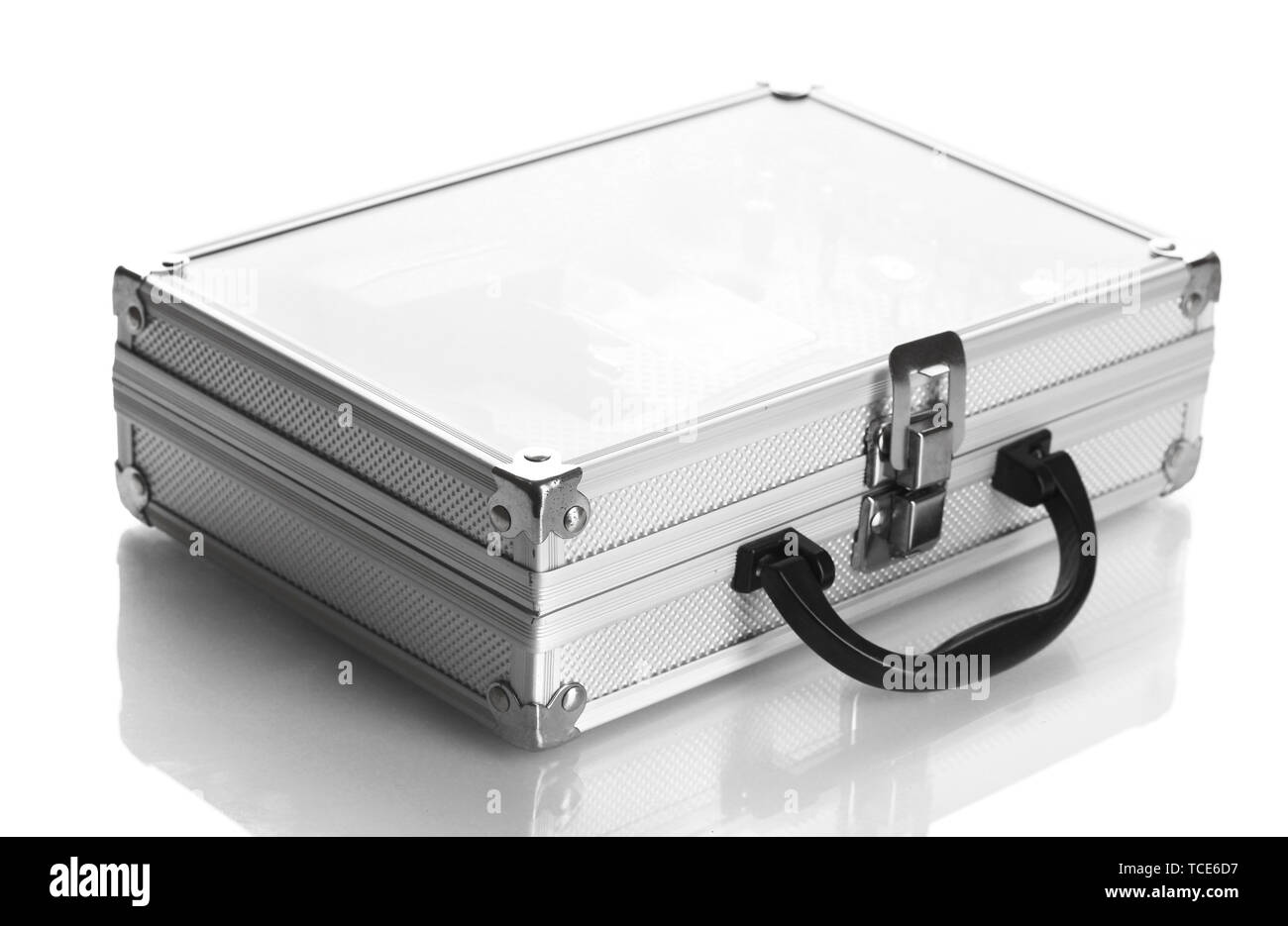 grey box for tools isolated on white Stock Photo - Alamy