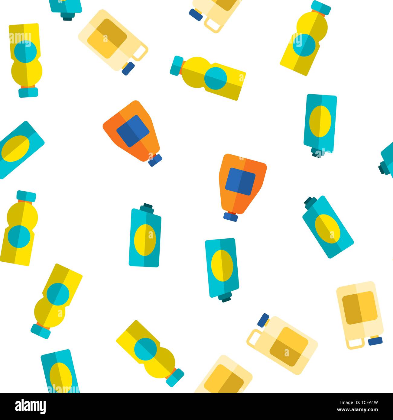 Detergent, Washing Liquid Vector Seamless Pattern Stock Vector Image ...