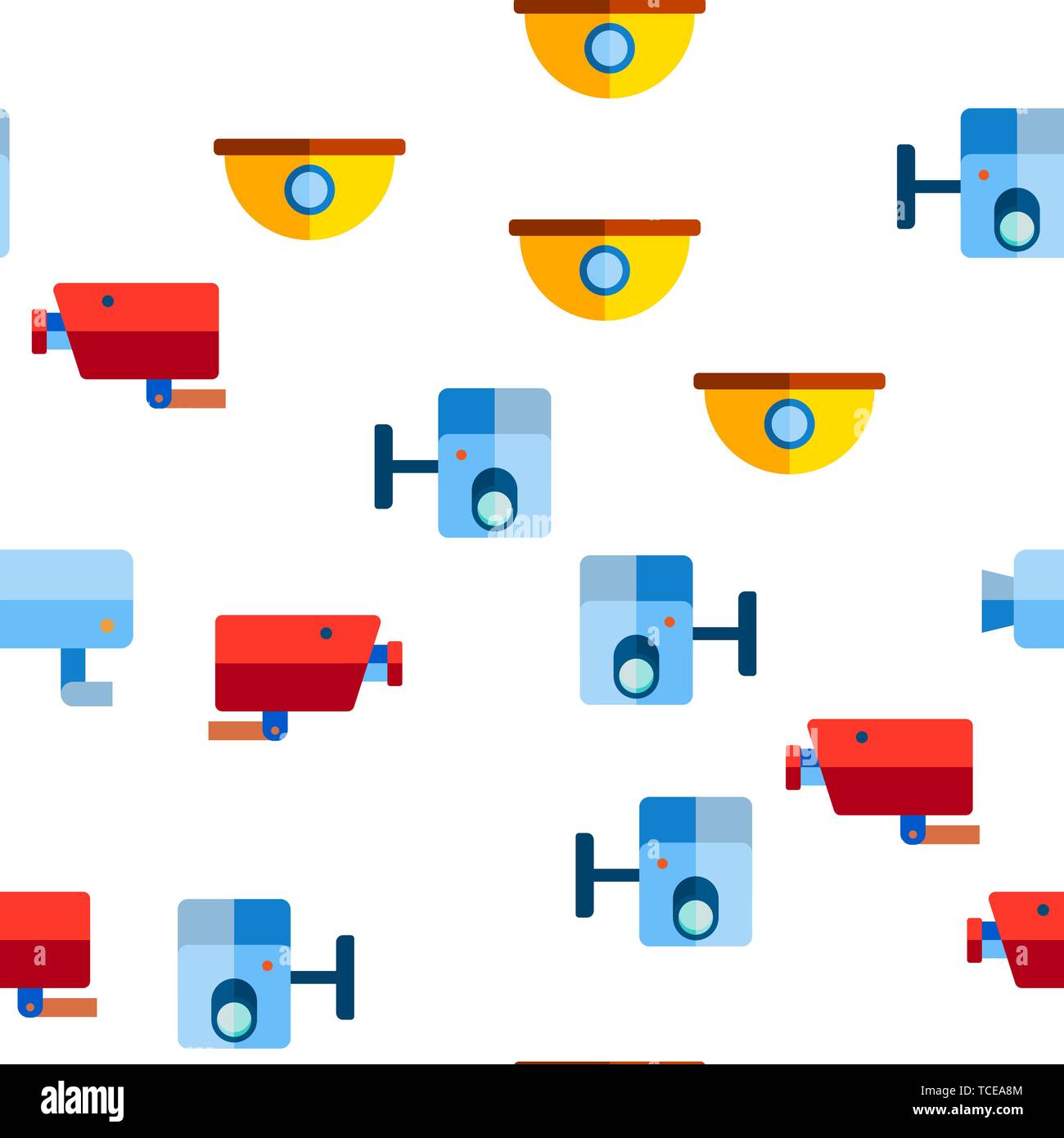 Cctv video surveillance recording sign Stock Vector Images - Alamy