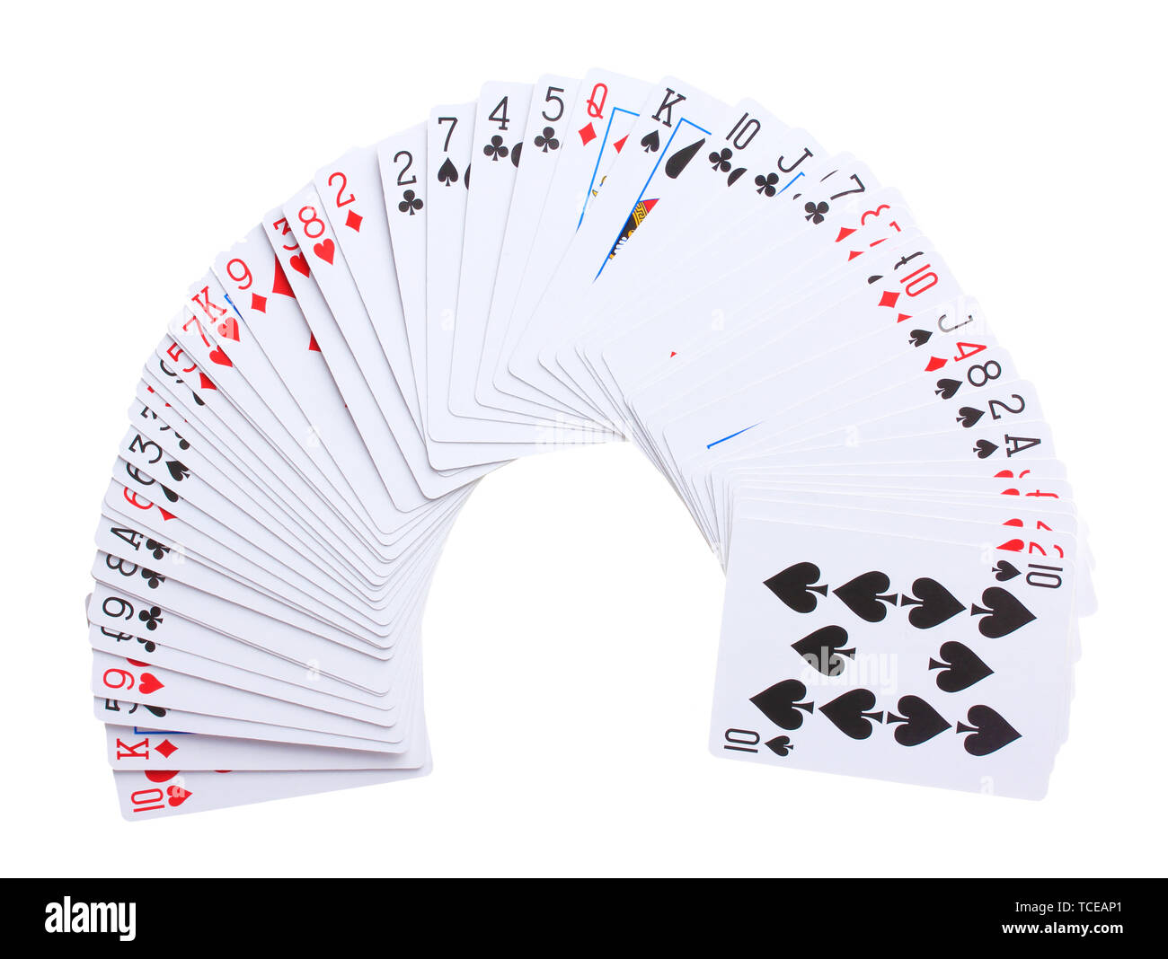 Cards isolated on white Stock Photo - Alamy