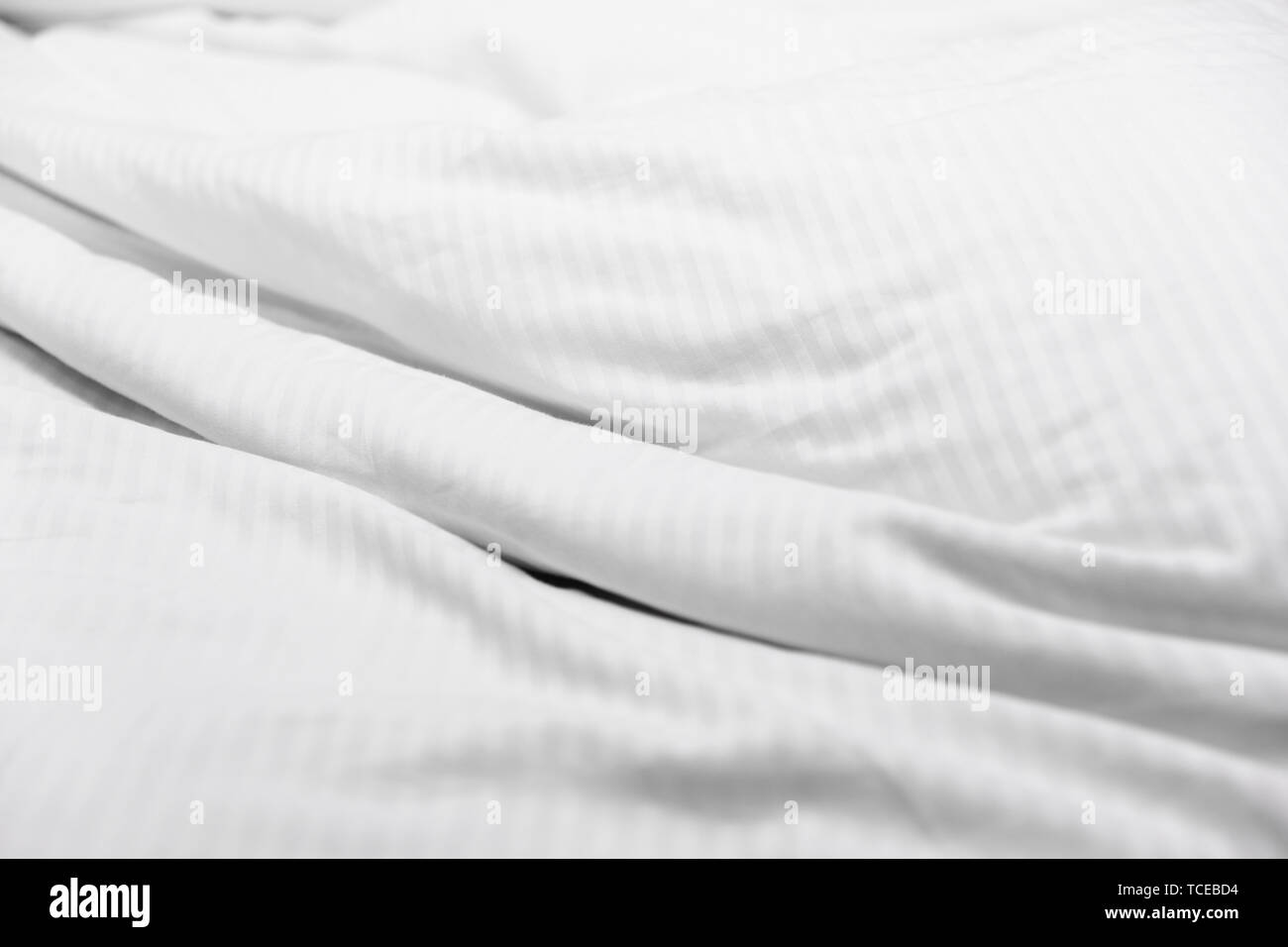 White delicate soft background of fabric or bedding sheet, background Stock Photo - Alamy