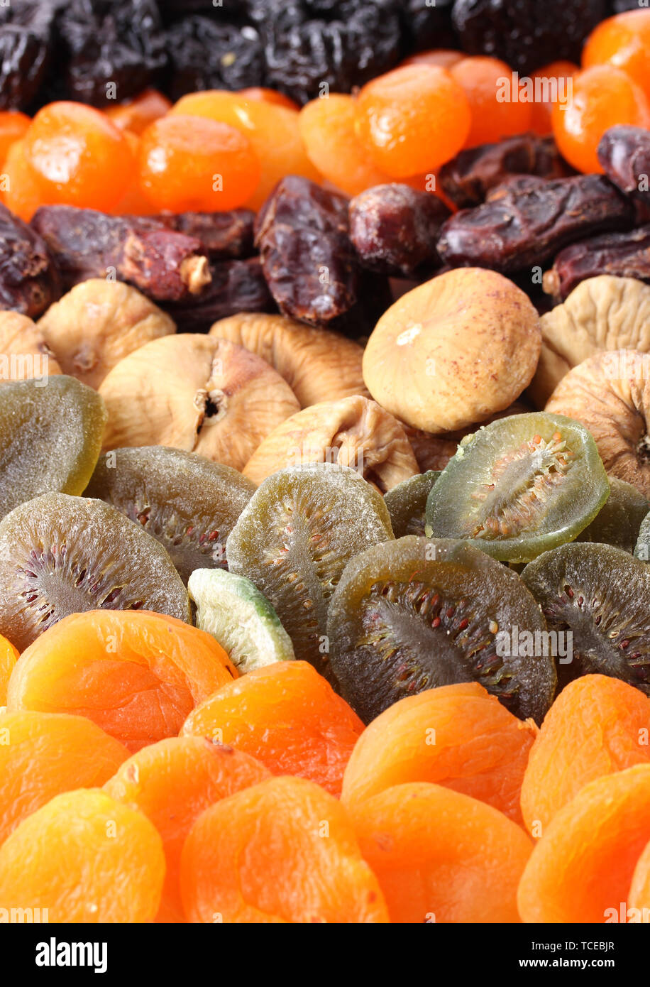 Dried fruits close up Stock Photo - Alamy